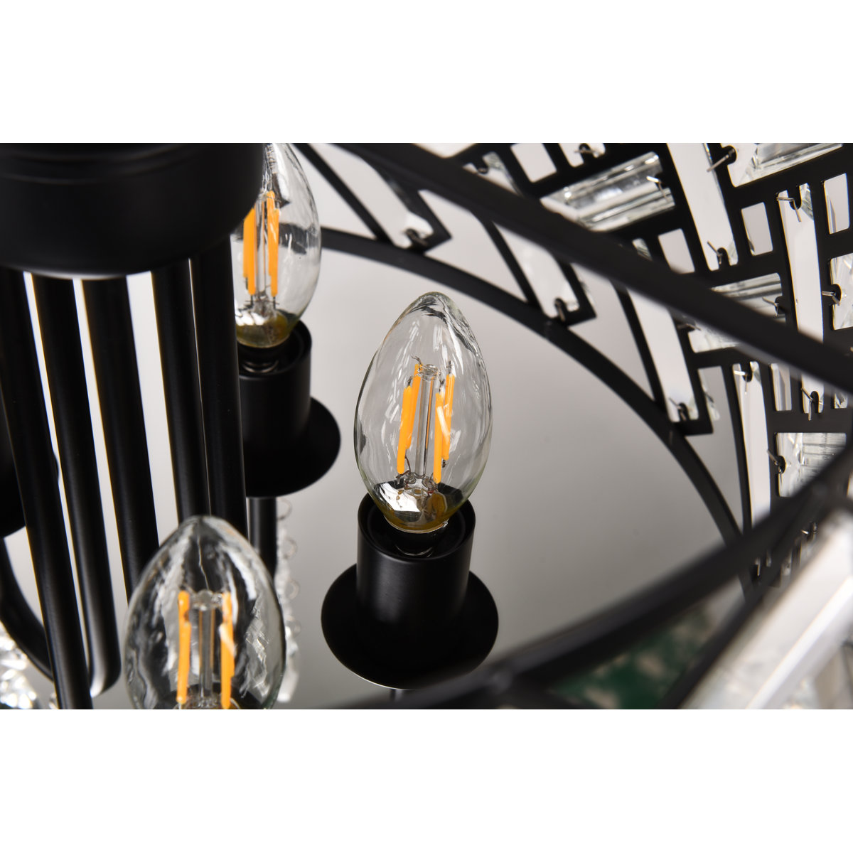 House of Hampton® Kimesha 5 - Light Dimmable Drum Chandelier with Crystal Accents | Wayfair